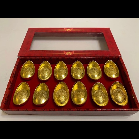 Accents | Feng Shui Gold Ingot Yuan Bao Chinese Money | Poshmark